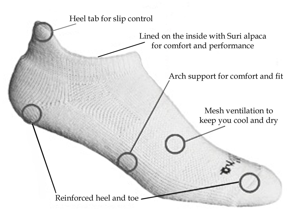 Surino Lightweight Sport Micro Alpaca Sock – Altera Alpaca Store